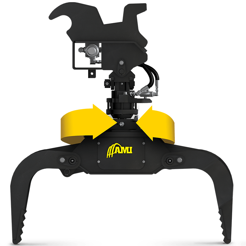 Dangling Rotating Utility Grapple - AMI Attachments®