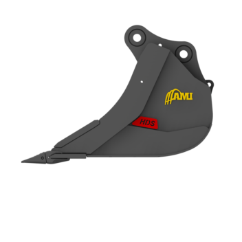 Heavy Duty Sewer Bucket - Spade Tooth - AMI Attachments