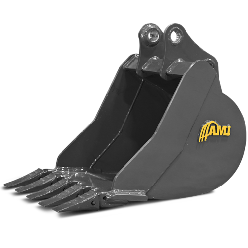 Heavy Duty Digging Bucket - Spade Tooth - AMI Attachments