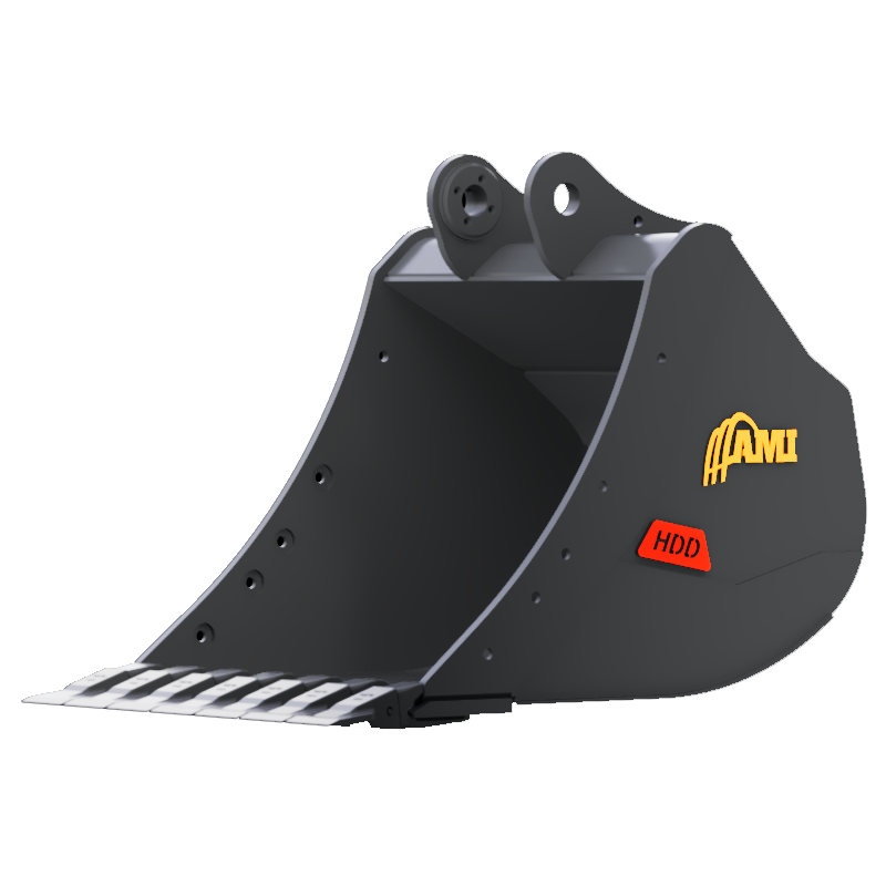 High Capacity Heavy Duty Digging Bucket - Spade Tooth - AMI Attachments®