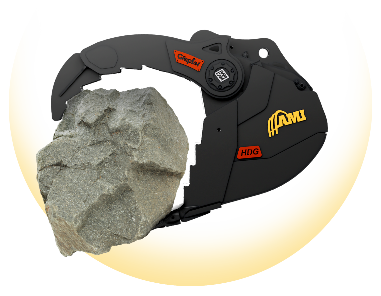 AMI Graptor® Bucket Powered by RAMCAM®