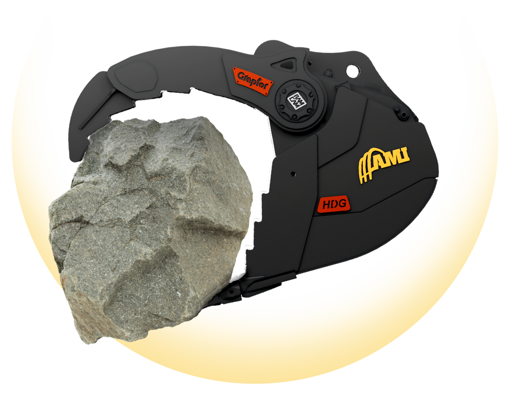 AMI Graptor® Bucket Powered by RAMCAM®
