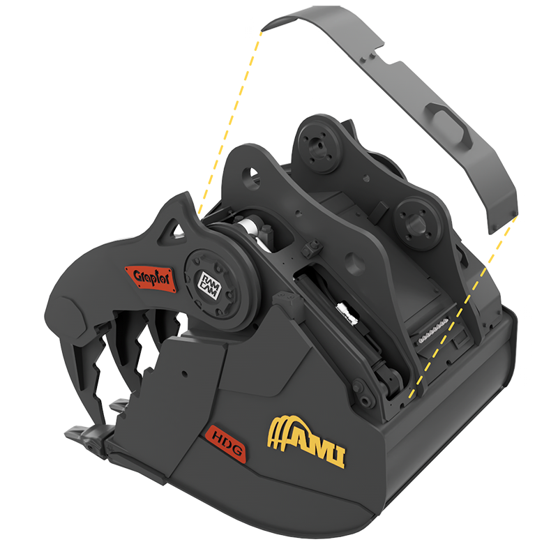 AMI Graptor® Bucket Powered by RAMCAM®